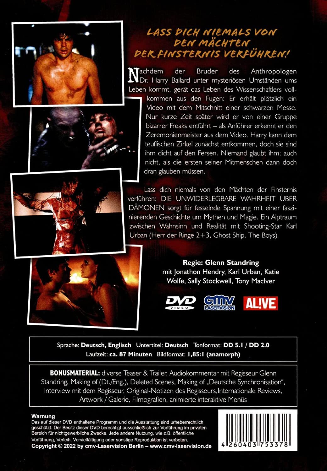 Die unwiderlegbare Wahrheit über Dämonen (DVD) Hendry Jonathon Urban ...