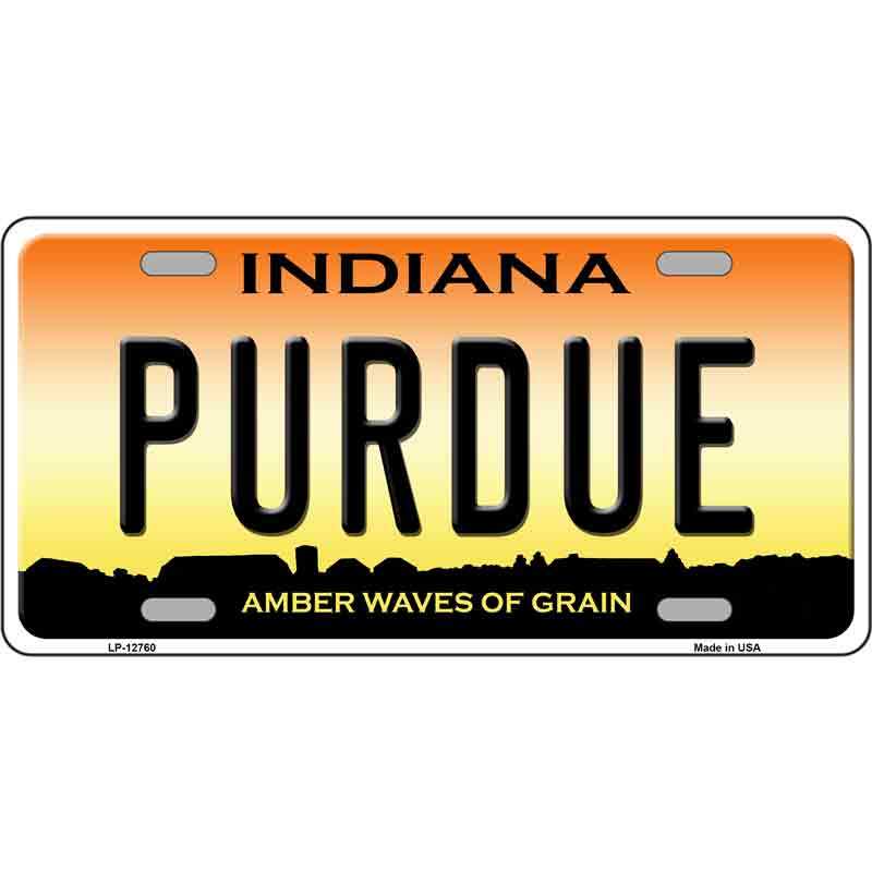 Purdue Novelty Metal License Plate Tag LP-12760 | eBay