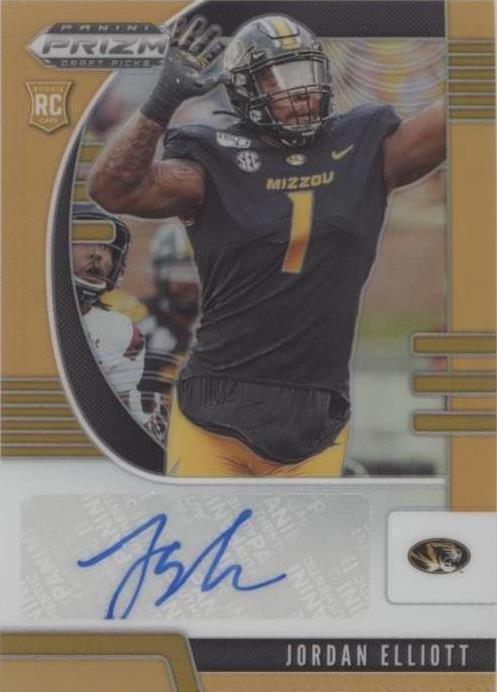 2020 Panini Prizm Draft Picks - Draft Picks Rookies Jordan Elliott #218 ...