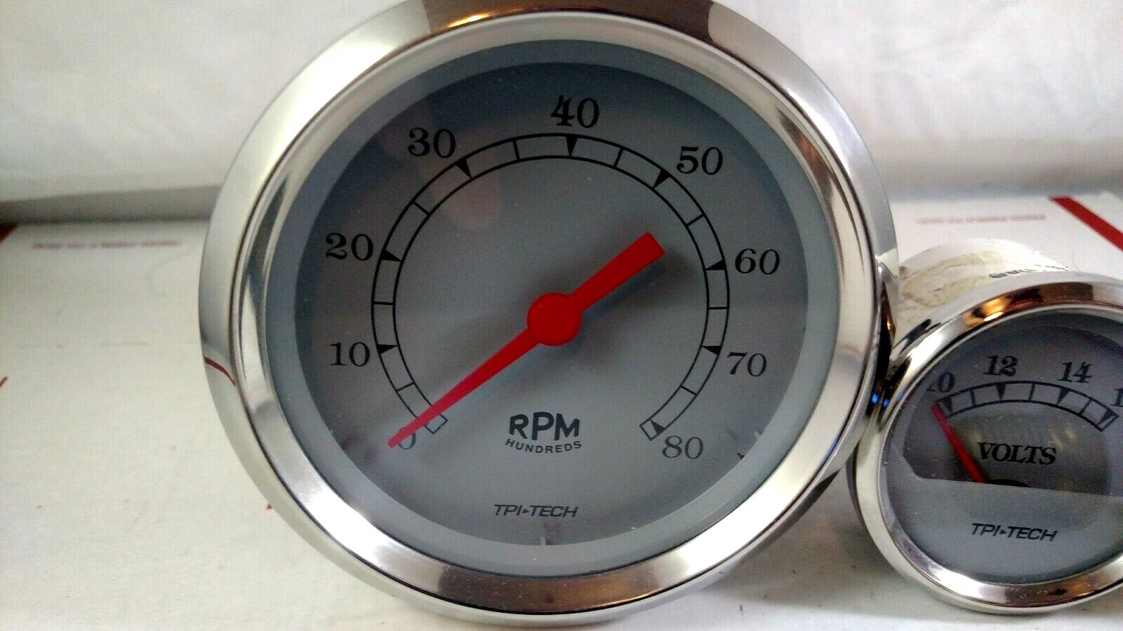 Tpi-tech 5 Gauge Set Speedo Volts Water Temp Fuel Oil Gauges Hot Rod ...