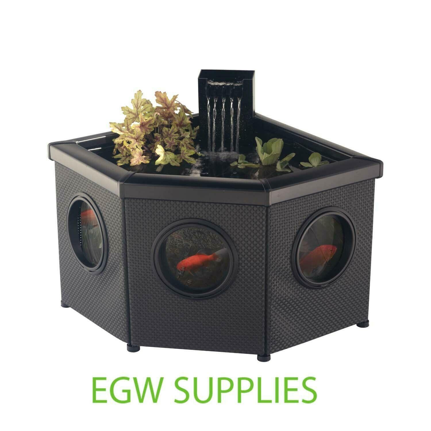 Blagdon Affinity Fish Pond Patio Garden Pool Kits Mocha Half moon Grand ...