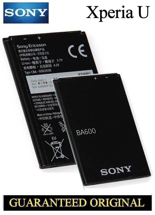 GENUINE BATTERY SONY XPERIA U ST25i BA600 | eBay