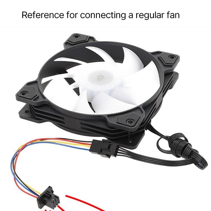 Improve Air Circulation 15cm PWM Fan Extension Cable Enhanced PC Case ...