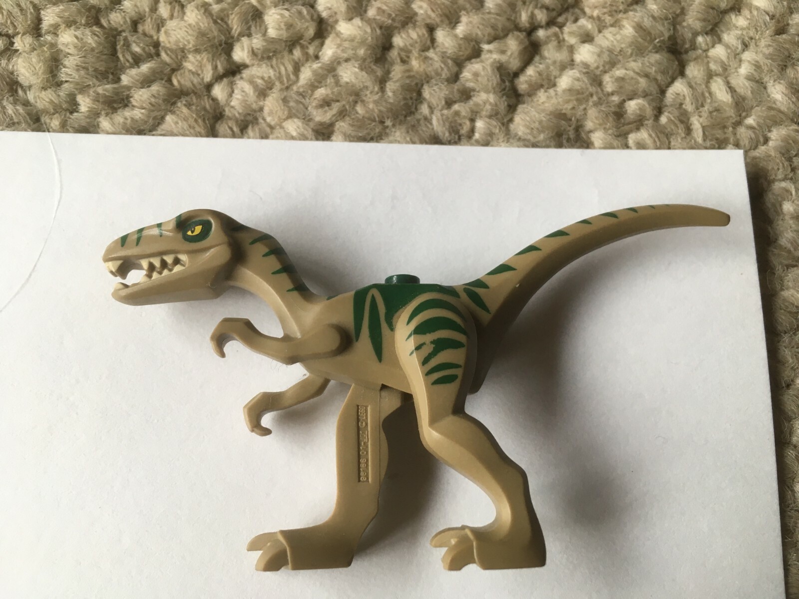 Lego Dino Dinosaur Coelophysis Gallimimus Dark Tan Green Pattern 5882 ...