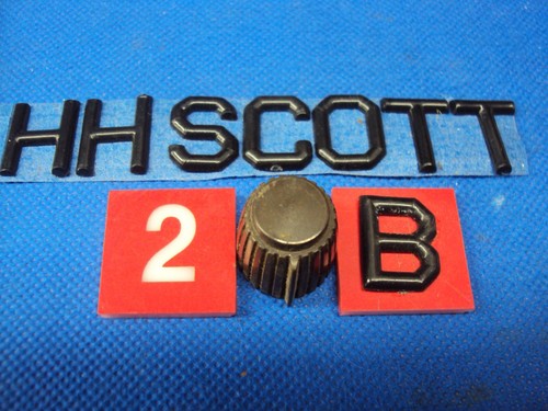 HH Scott 341 & Other Models Receiver Volume/Balance Knob. Gold Cap NOT ...