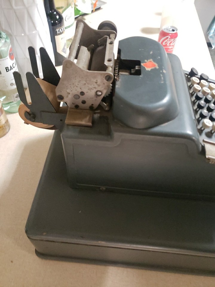 RC ALLEN COMBINATION REGISTER ADDING MACHINE CASH DRAWYER R C ALLEN ...