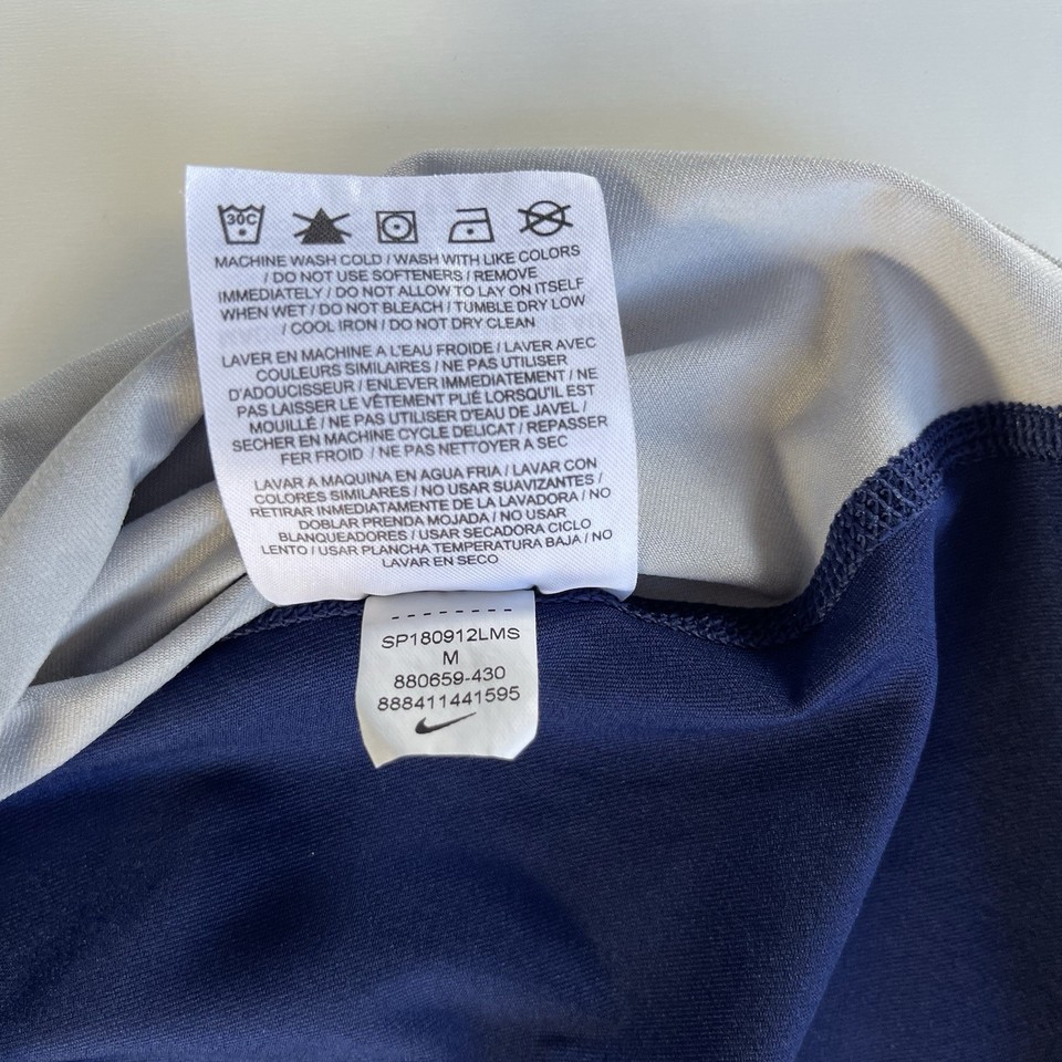 NIKE PRO Shirt Mens Medium MLB Baseball Slim Fit Dri Fit 3/4th Sleeve ...