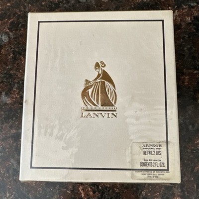 Vintage Lanvin Arpege Perfume Mist And Dusting Powder Gift Set In ...