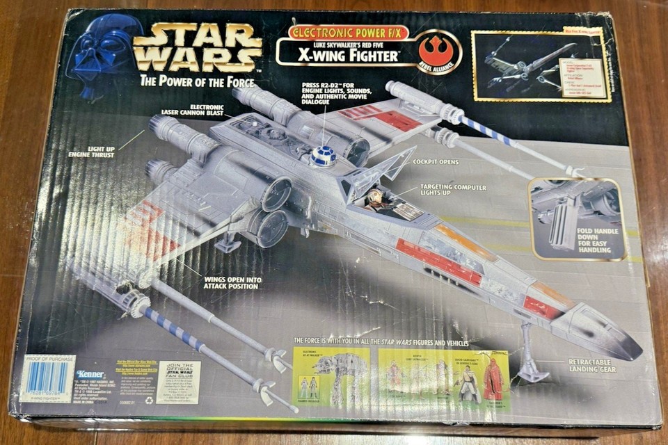 X-Wing Fighter Kenner Star Wars Power Of The Force Electronic 1997 | eBay