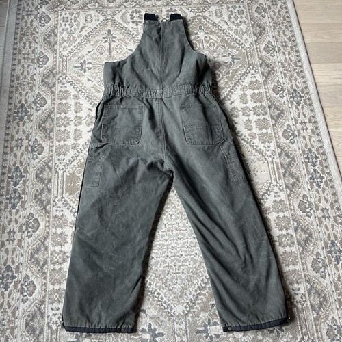C.E. Schmidt Workwear Quilted Insulated BIB Brown Canvas Overalls ...