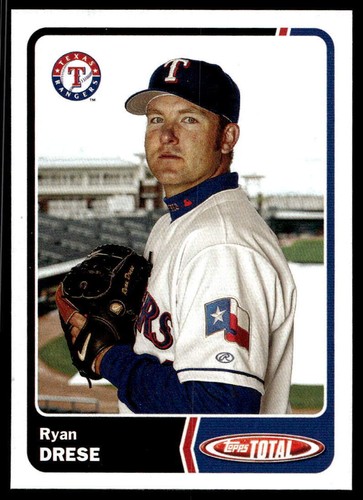 2003 Topps Total 273 Ryan Drese Texas Rangers Baseball Card | eBay