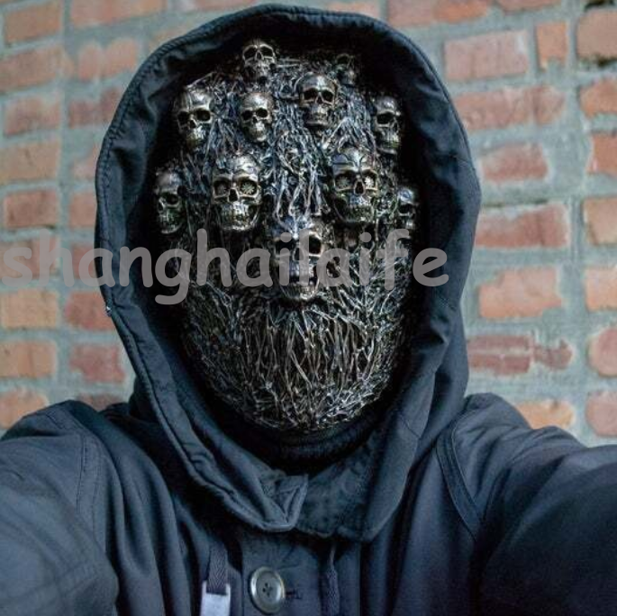 Devil Headgear Scary Monster Mask Halloween Costume Party Horror ...