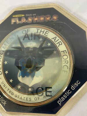 New Flasher Plastic Disc Image Changing Sticker US Air Force. | eBay