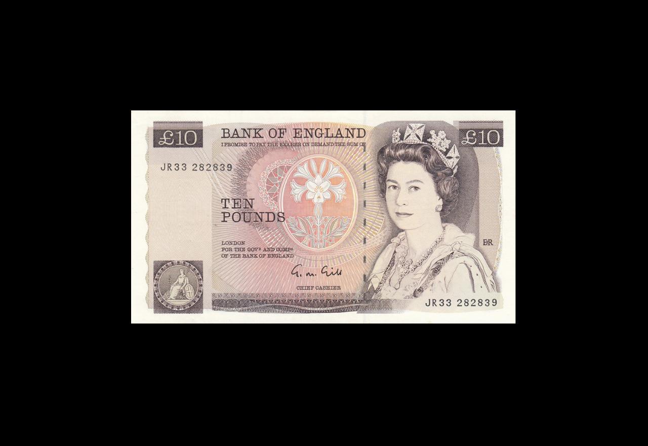 1988-91 BANK OF ENGLAND QEII 10 POUNDS **Gill** (( GEM UNC )) | eBay