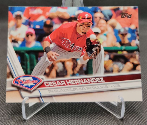 2017 Topps #222 Cesar Hernandez Philadelphia Phillies baseball card | eBay