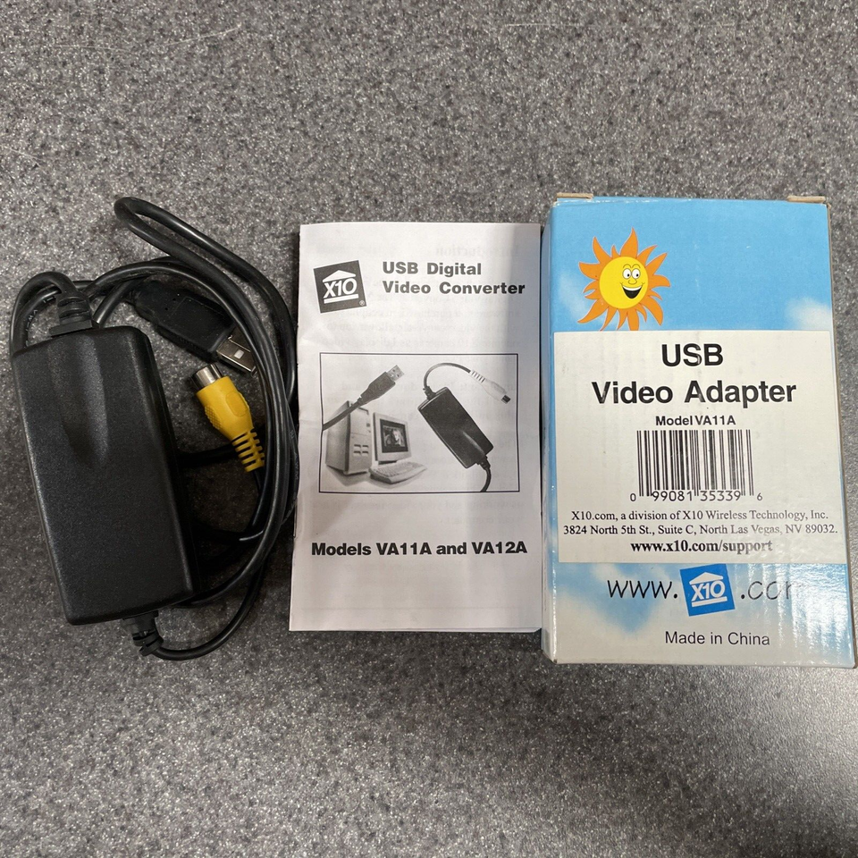 NEW - X10 USB Video Adapter Model VA11A | eBay