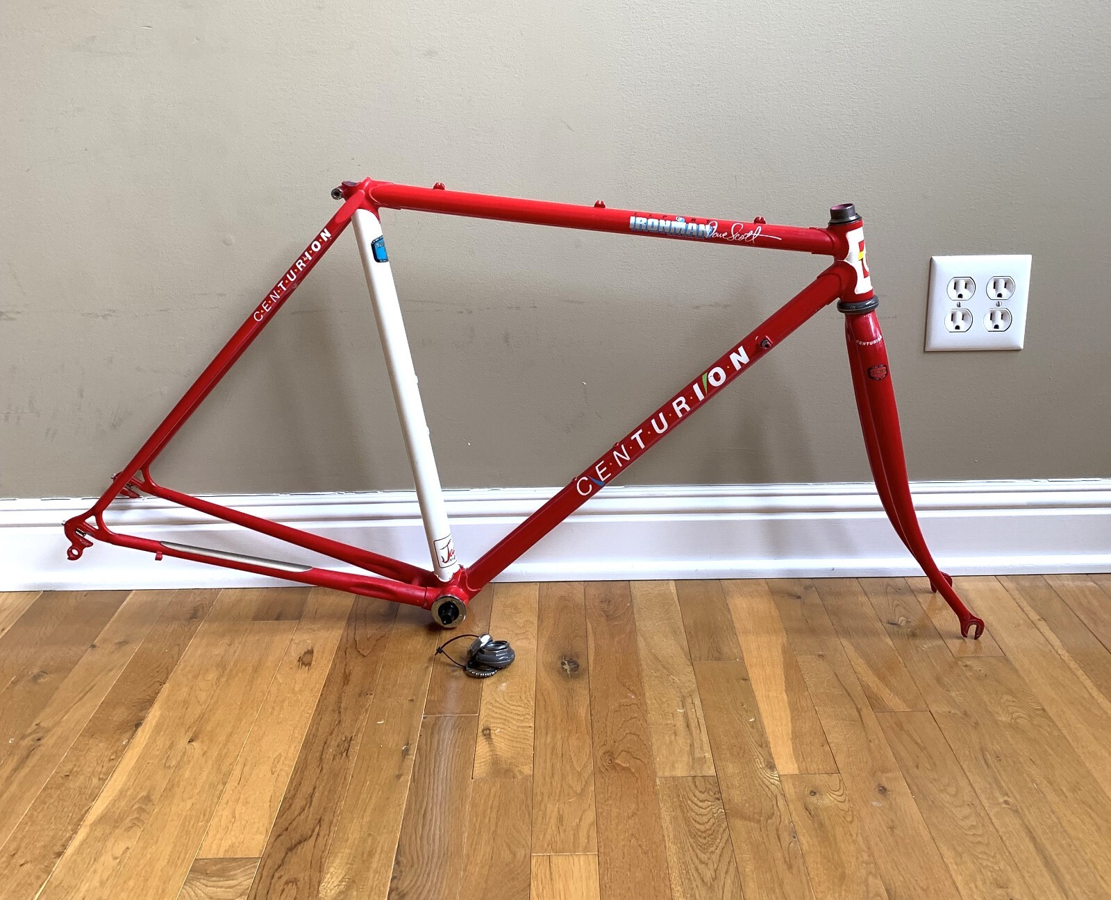 Centurion Ironman Dave Scott Road Bike Bicycle CrMo Frameset 50cm Red ...