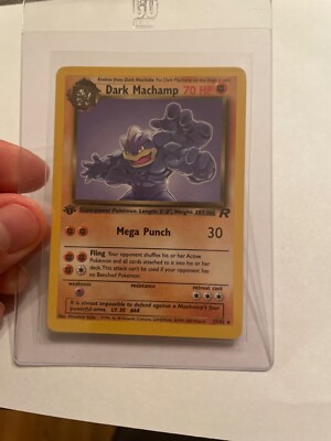 Pokémon TCG Dark Machamp Team Rocket 27 Regular 1st Edition Rare | eBay