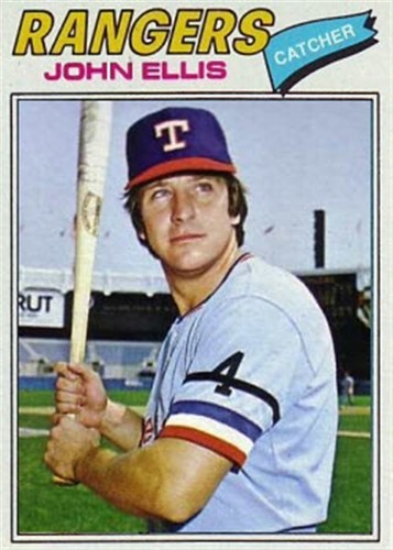Custom made 1977 Topps-style Texas Rangers John Ellis Baseball card | eBay