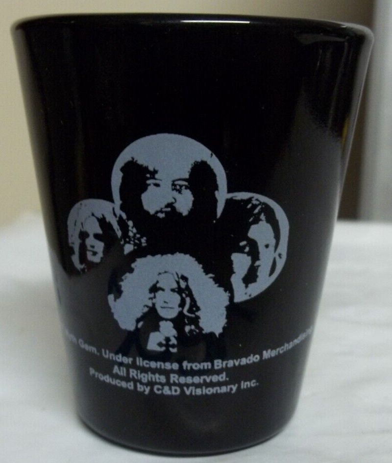 LED ZEPPELIN SHOT GLASS BLACK 2007 CONCERT 2 OZ | eBay