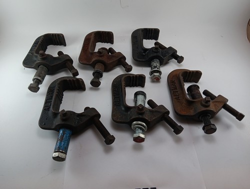 LOT of 6 Altman C Clamp Heavy Duty Stage Studio Light Pipe Clamp ...