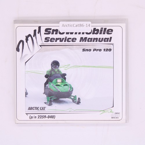 Arctic Cat Manual CD 2011 Sno Pro 120 Service Manual Part Number - 2259 ...