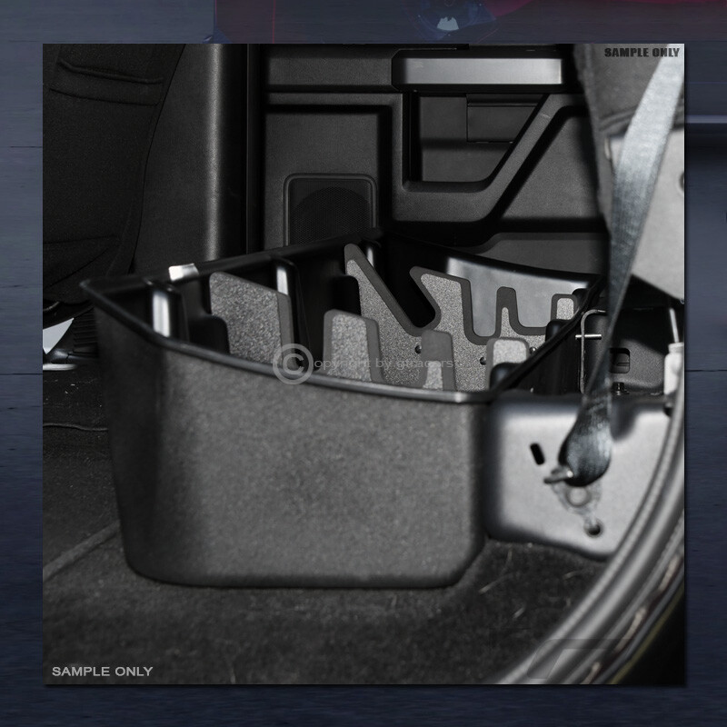 For 1999-2016 F250/F350 Superduty Crew Black Gearbox Underseat Storage ...