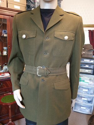 men's british army no2 dress uniform jacket & trousers & belt size 188 ...