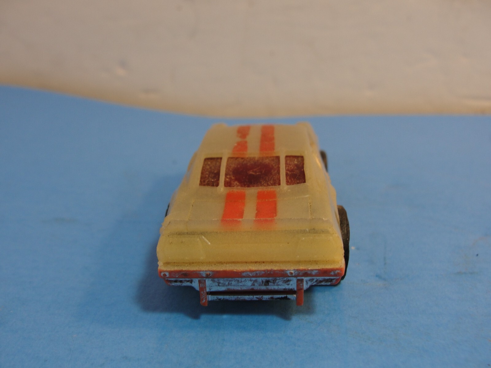 Vintage 1977 Ideal Toys TCR #21 Ford Chevy Yellow Glow HO Slot Car ...
