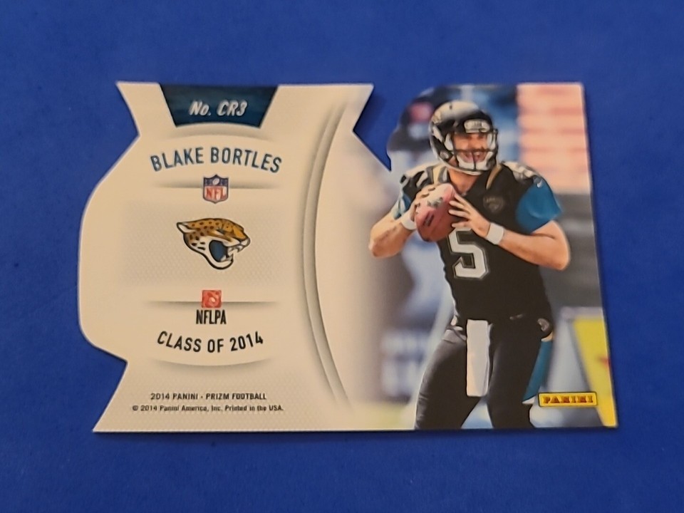 2014 Blake Bortles ROOKIE RC Panini Prizm #CR3 Class Rings Die Cut ...