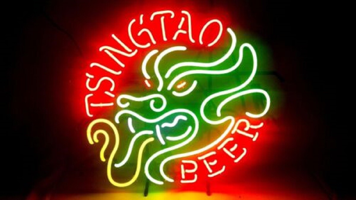 US STOCK 32" Tsingtao Dragon Beer Neon Light Sign Lamp Poster ...