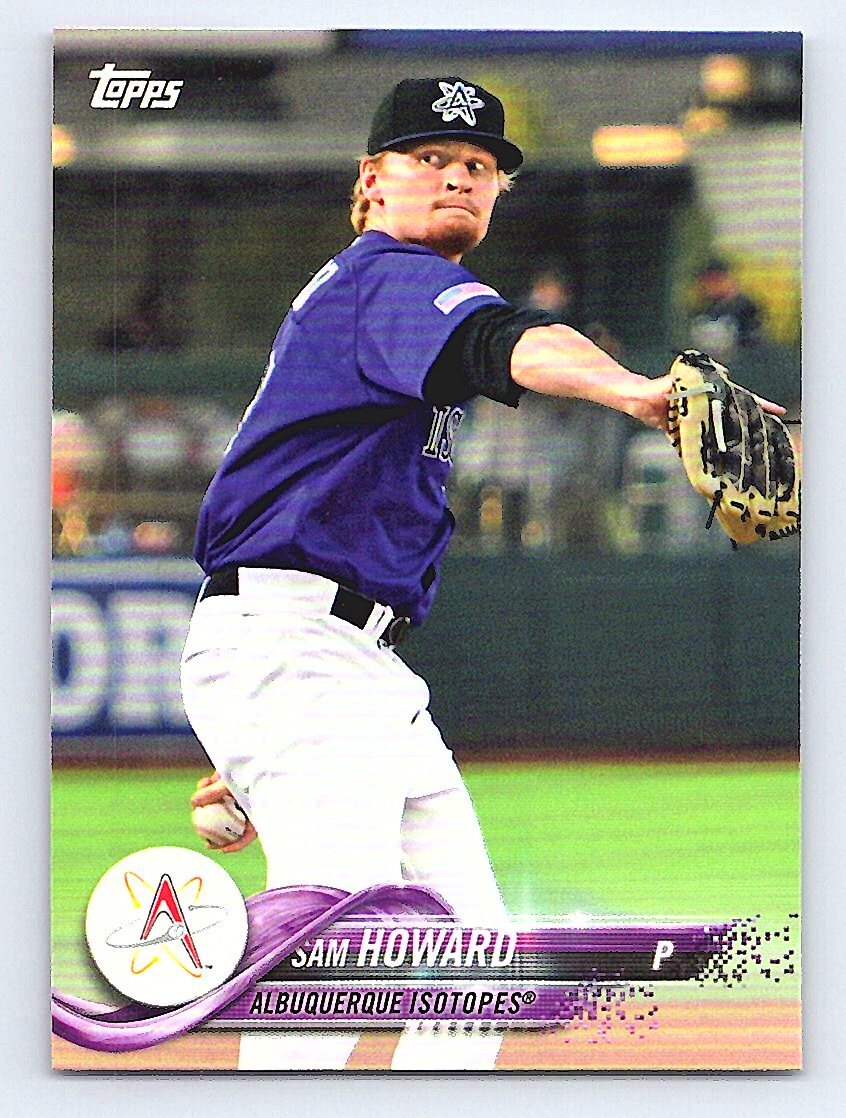 2018 Topps Pro Debut Sam Howard #176 Albuquerque Isotopes | eBay