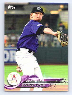 2018 Topps Pro Debut Sam Howard #176 Albuquerque Isotopes | eBay
