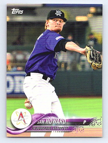 2018 Topps Pro Debut Sam Howard #176 Albuquerque Isotopes | eBay
