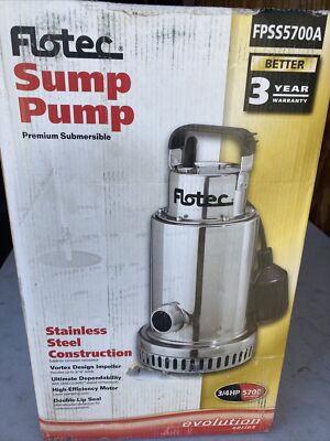 Submersible & Sump - Submersible Sump Pump Flotec