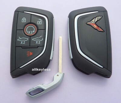 OEM 2020-2024 Chevrolet Corvette smart keyless entry remote key fob ...
