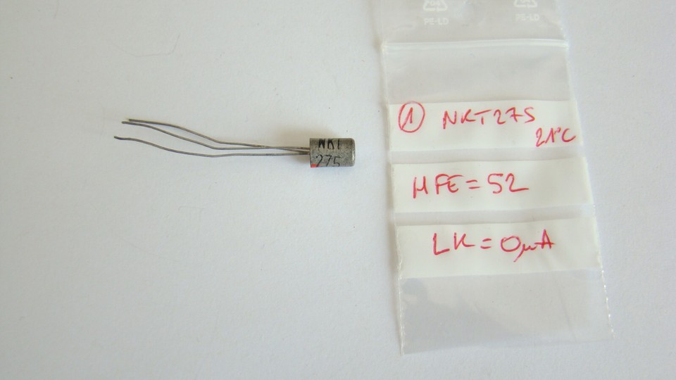 ONE ORIGINAL VINTAGE NEWMARKET NKT275 GERMANIUM TRANSISTOR FOR FUZZ ...