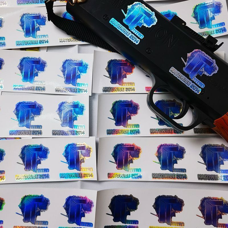 CSGO holographic sticker Katowice 2014 Titan IBP Crown Gaming CS2 ...