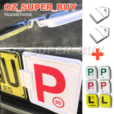 Car Licence Plate: 2 Piece Set NSW Only Clip It On L Plate Clips holder ...