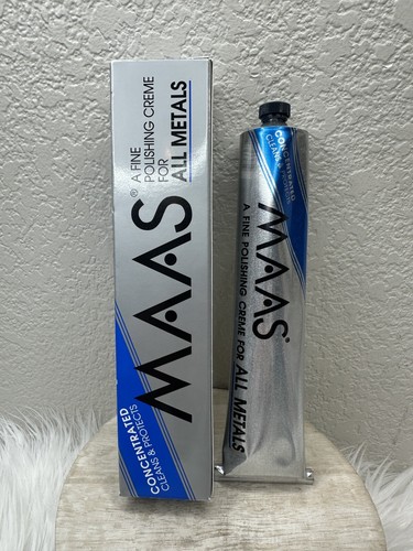 MAAS A FINE POLISHING CREAM FOR ALL METALS NEW FAST SHIPPER 4 OZ TUBE ...