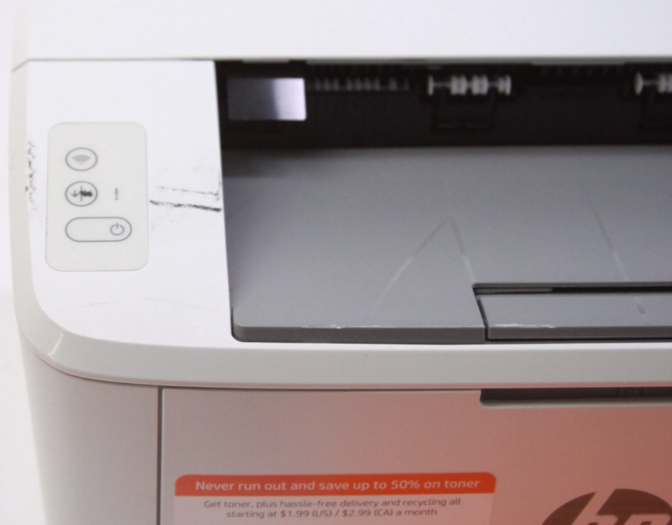 HP LaserJet M110we Wireless Black & White Printer Tested! With Toner ...