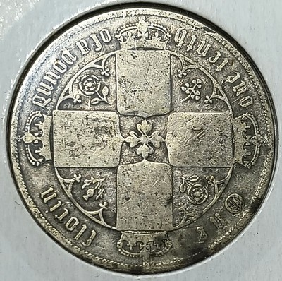 1876 Florin Pre 1920 Silver Coin Queen Victoria 925 Sterling Not Scrap ...