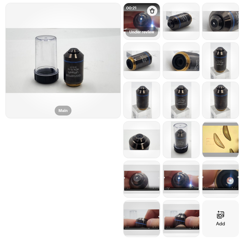 *Exc CLEAN* Olympus UPlanFl 40X/0.75 ∞/- Microscope Objective Lens for RMS 33455 | eBay