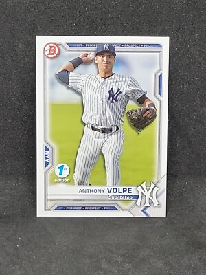 ANTHONY VOLPE 2021 Bowman 1st Edition Yankees Rookie/Prospect Card #BFE ...