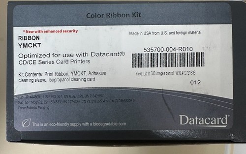 Datacard Color Ribbon YMCKT 500 Yield For Cd800 Printer | eBay