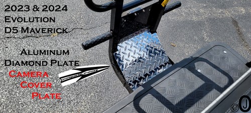 Evolution D5 Maverick Golf Cart Back-up Camera Cover in Aluminum ...