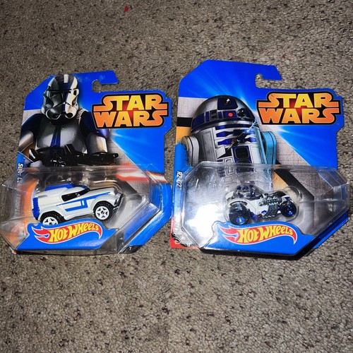 Disney Star Wars Hot Wheels R2-D2 Vehicle 2014 Die Cast Toy Car + Clone ...