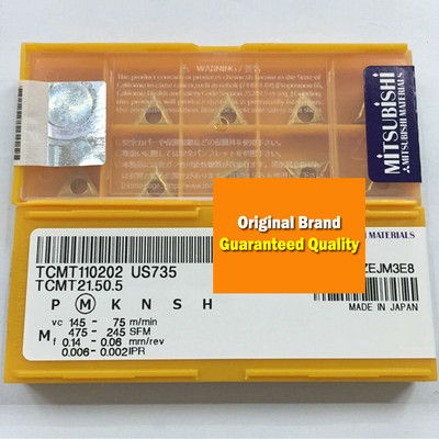 10PCS in BOX Original MITSUBISHI TCMT110202 US735 TCMT21.50.5 Carbide ...