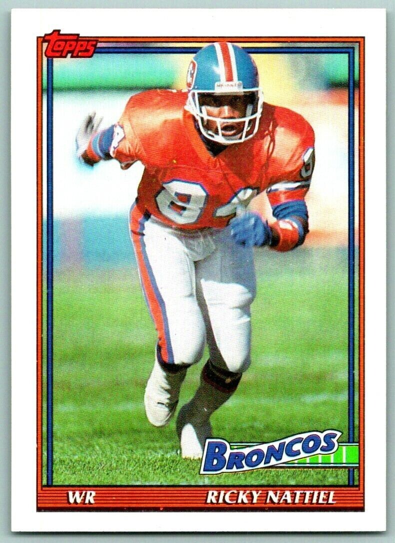 1991 TOPPS 😎 NFL Football Card #557 - Ricky Nattiel, Denver Broncos | eBay