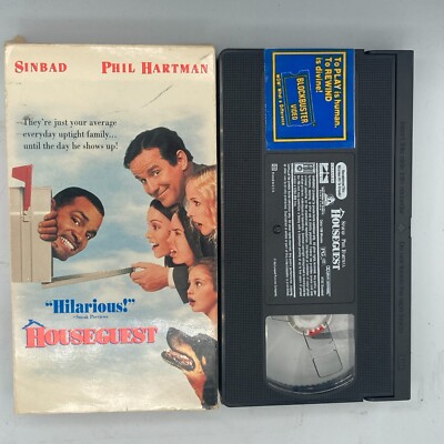 Houseguest (1995), VHS Movie, Hollywood Pics Home Video (1995), Sinbad ...